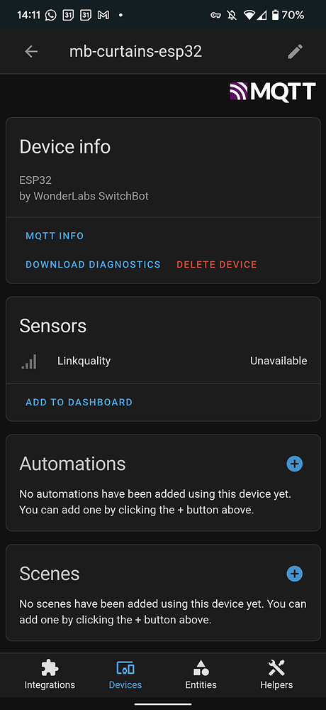 SwitchBot bot/curtain/meter/contact/motion MQTT ESP32 bridge - Local control - Share your ...