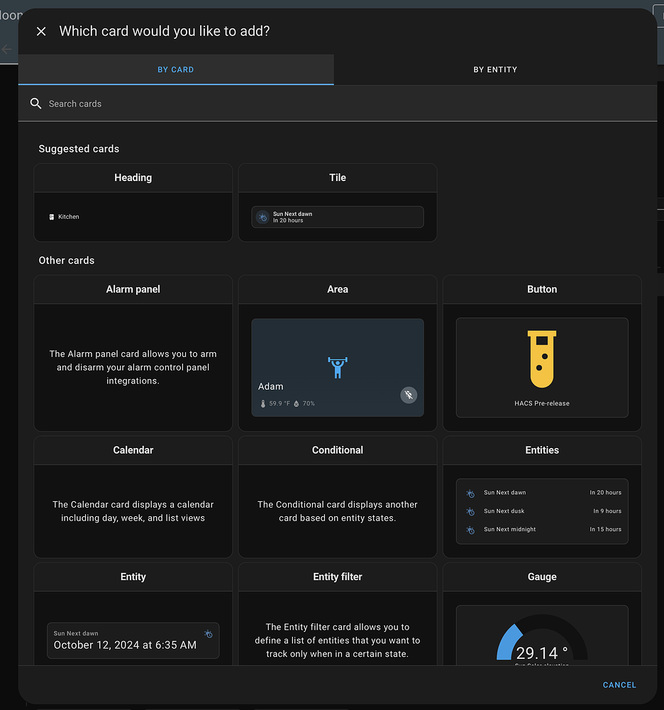 Heading card - Frontend - Home Assistant Community