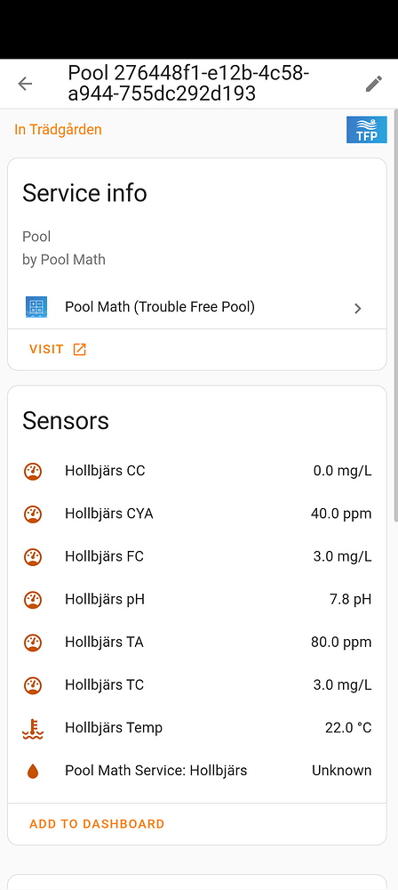 [Custom Component] Pool Math sensors for pool chemicals and operations ...