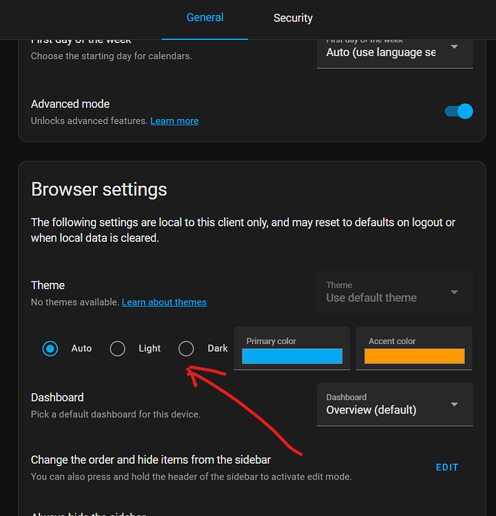 Dashboard Dark Mode - Frontend - Home Assistant Community