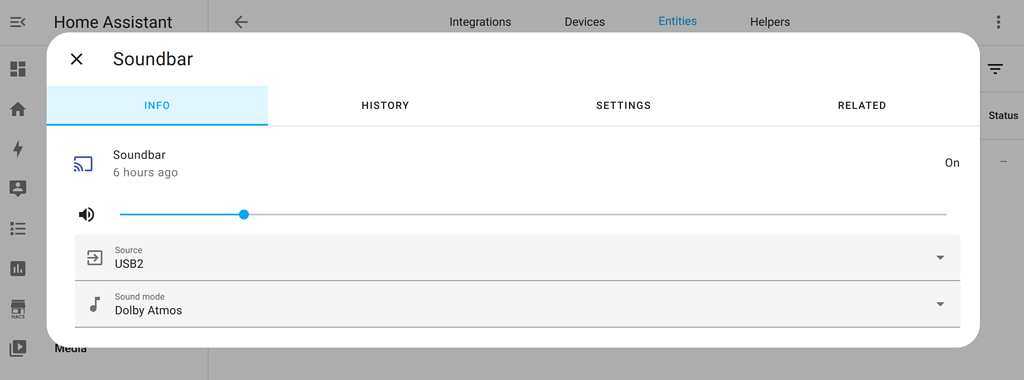 LG soundbar Automation Action - automation - Home Assistant Community