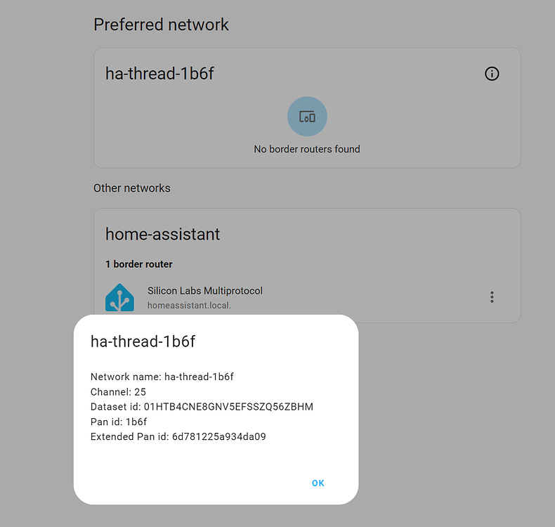 Network issue when adding new Thread device on my baremetal installation, but working on my ...