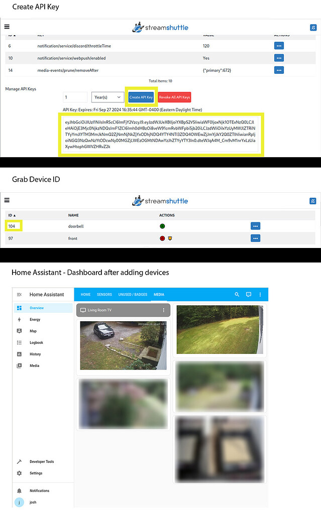 Adding cameras from StreamShuttle into the HA dashboard - Third party ...