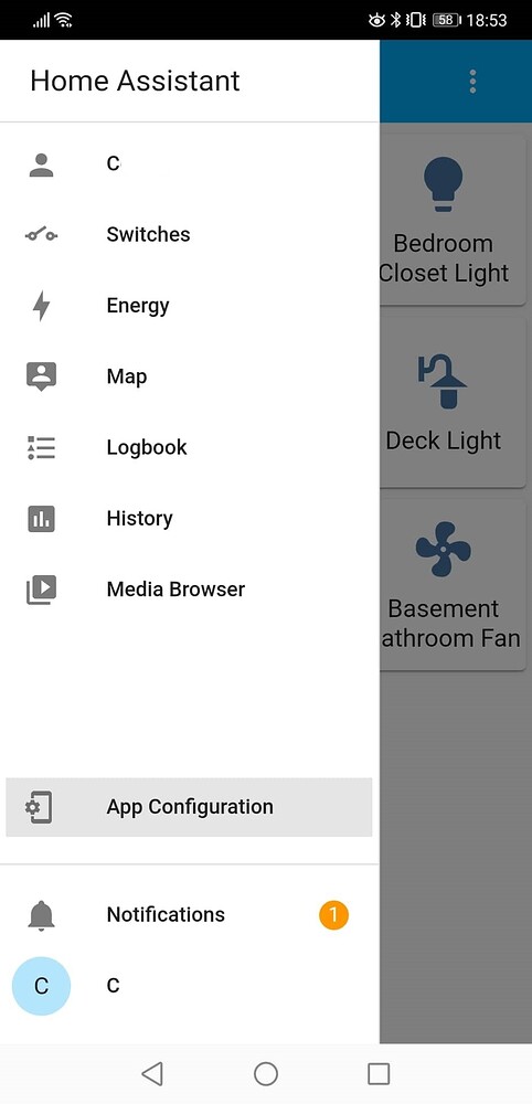 Internal And External Url Home Assistant Companion For Android Home