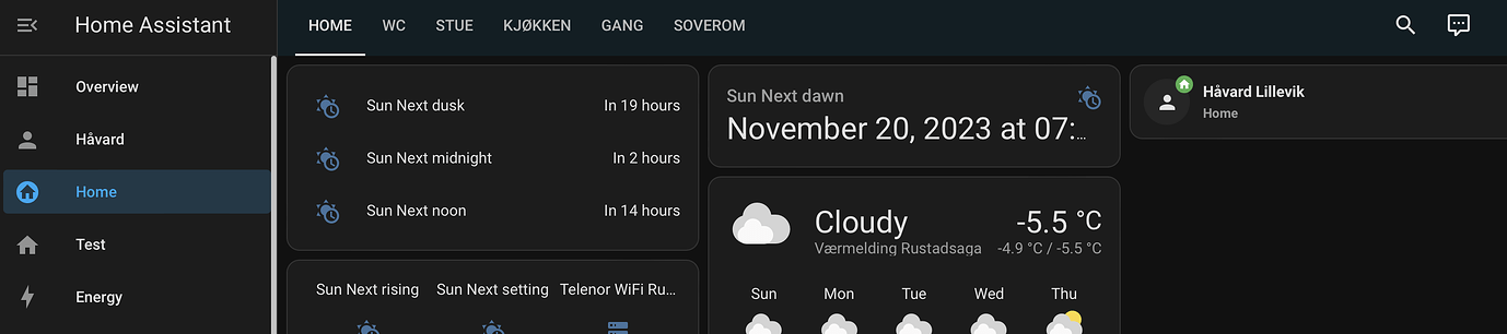 Dashboard Top Menu Line - Frontend - Home Assistant Community