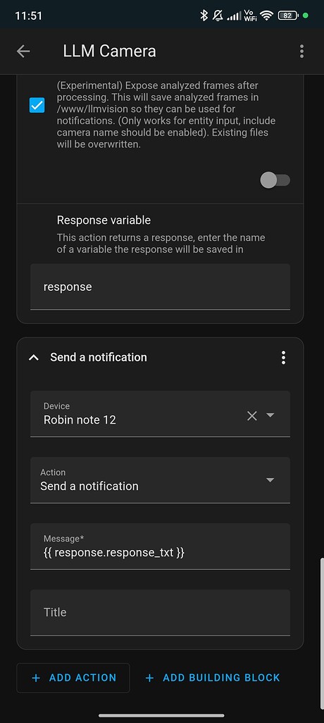 LLM Vision error defining response variable - Configuration - Home ...