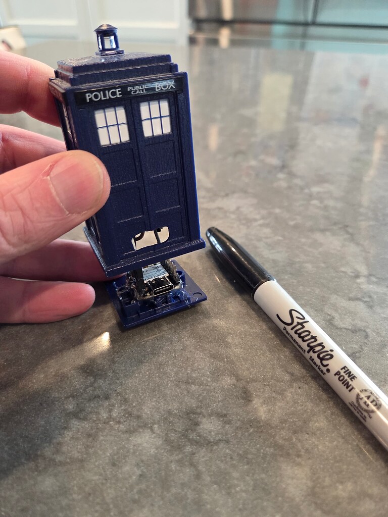 New life for an old toy (TARDIS + ESP32c3 + LD2450) - Share your ...