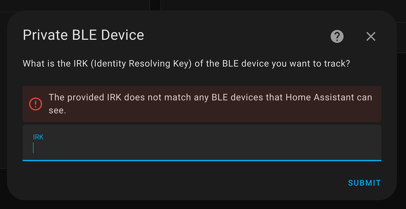 Private BLE Device for use with Bermuda BLE Trilateration (and others I guess) - Configuration ...