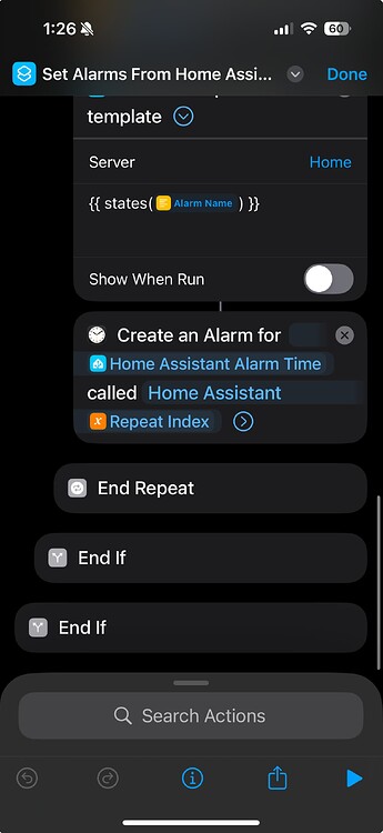 Sync Home Assistant Alarm Clock to iPhone alarms using shortcuts, ios ...