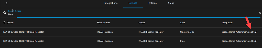 [SOLVED] Move to ZHA - But device int. shows up in ZHA + Deconz ...
