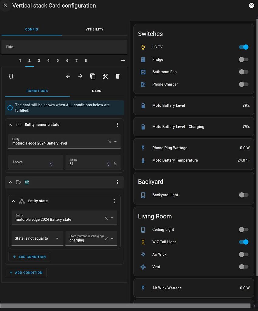 Update on OR-condition for conditional cards? - Frontend - Home Assistant Community