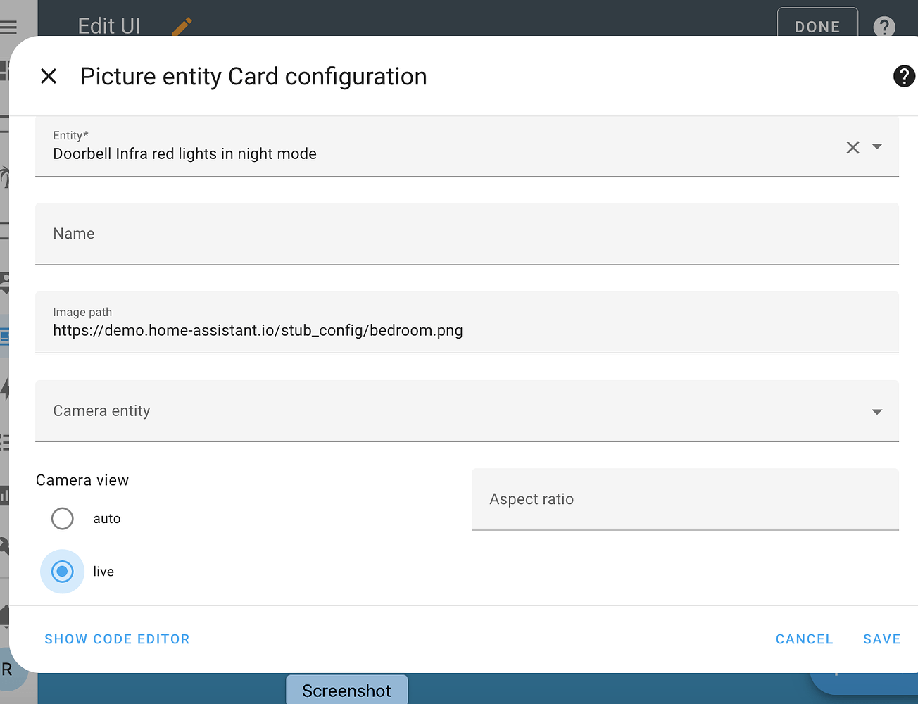 Creating a live video stream on a dashboard - Frontend - Home Assistant ...