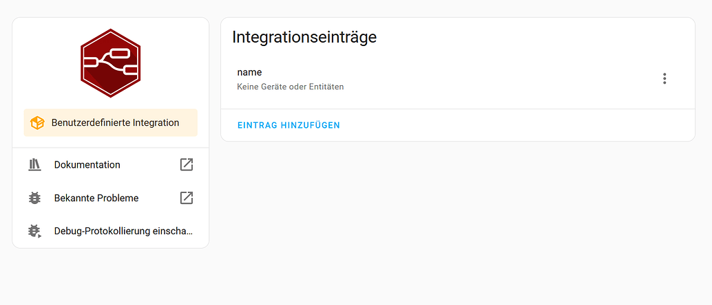 Node Red Configuration Custom Integration Needed But Already Installed Node Red Home