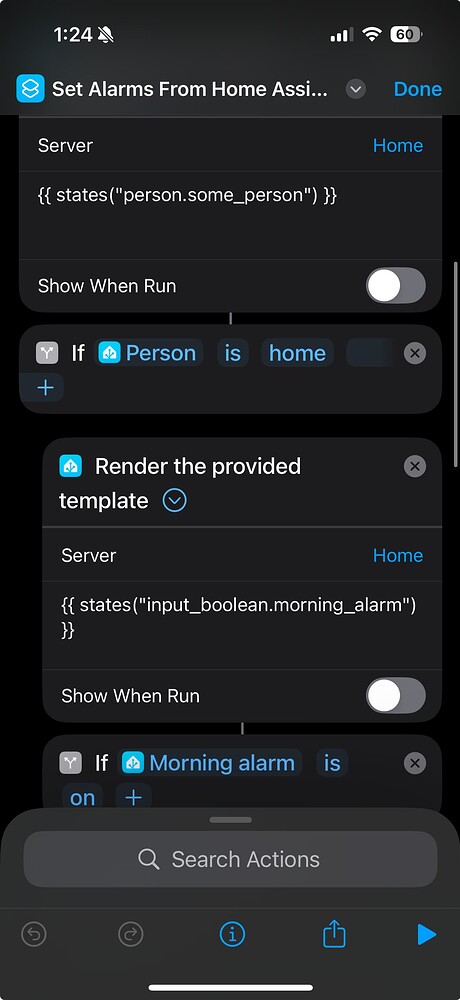 Sync Home Assistant Alarm Clock to iPhone alarms using shortcuts, ios ...