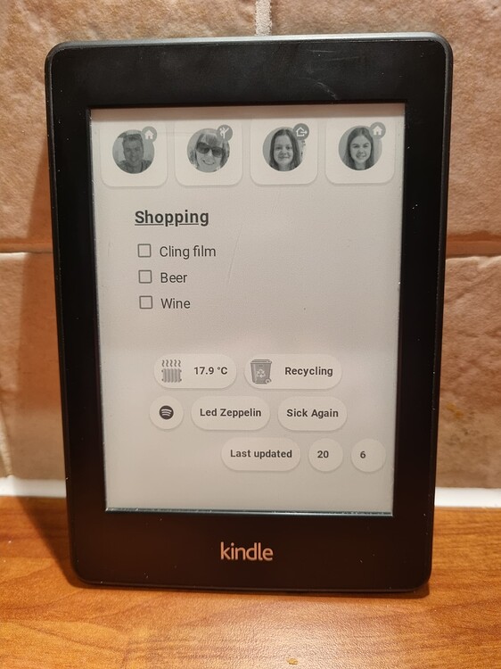 [Kindle] E-ink Home Info Display - Share your Projects! - Home ...