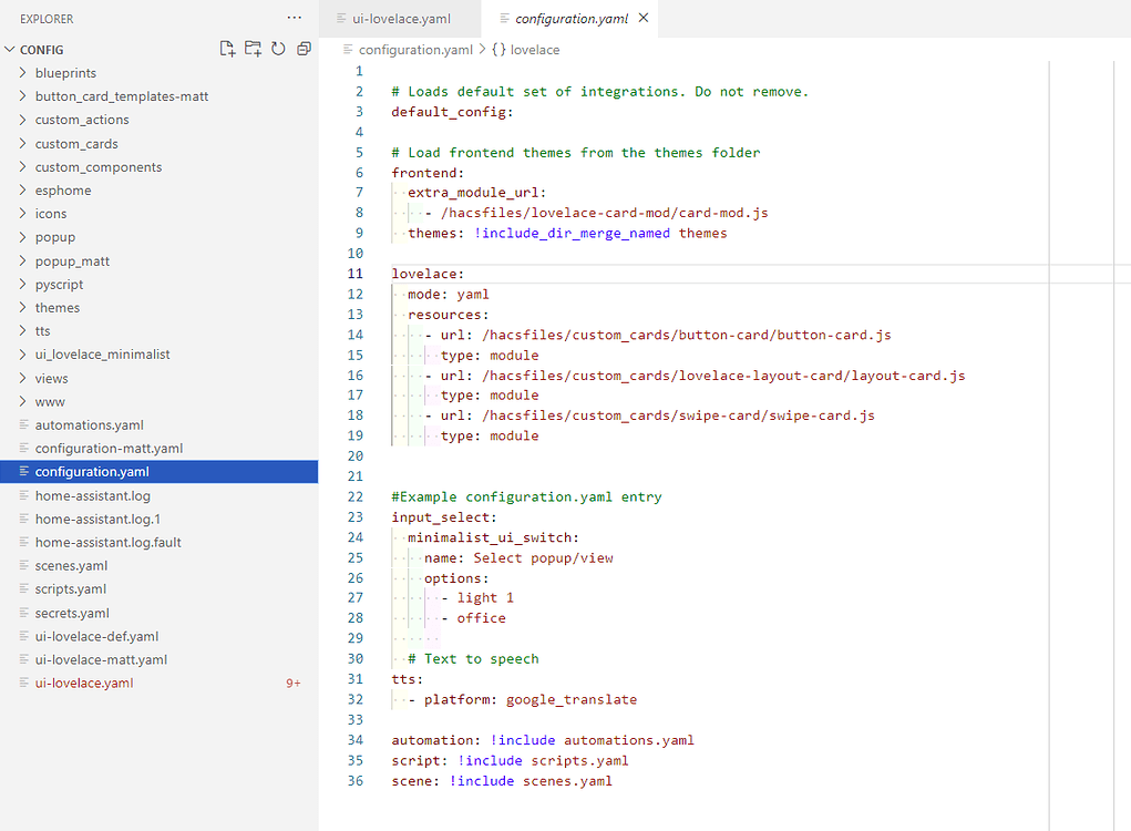 Set ui-lovelace to default dashboard - Frontend - Home Assistant Community