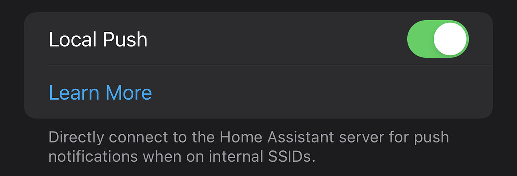 Problem with notifications / local push disabled - Home Assistant Companion for Apple - Home ...