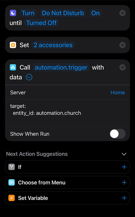 Trigger an automation using iOS shortcuts - Home Assistant Companion for Apple - Home Assistant ...