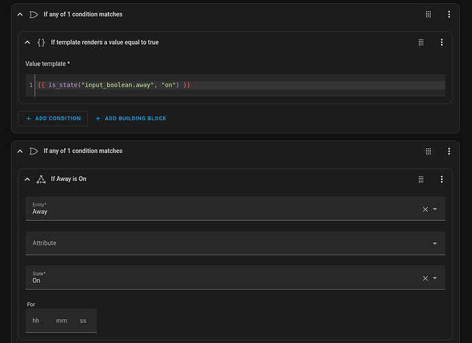Stay Away Automation Control Configuration Home Assistant Community