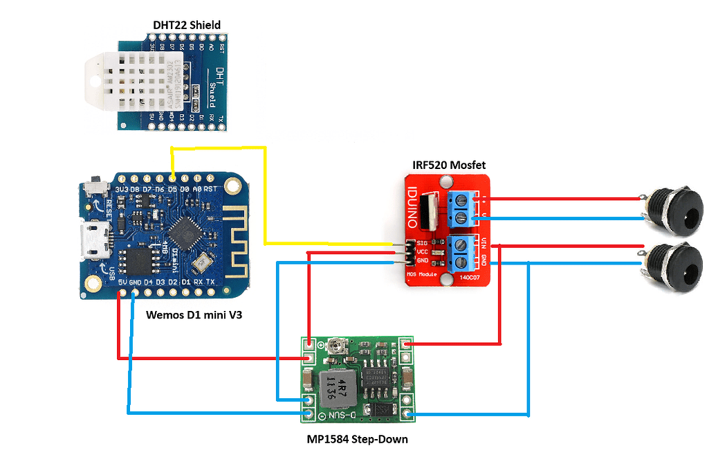 Wemos D1 mini and IRF520 fan doesn't work - ESPHome - Home Assistant Community