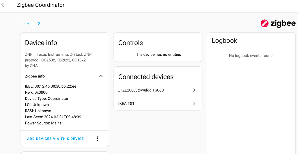 Connecting New Devices to ZHA with CC2652P - Zigbee - Home Assistant ...