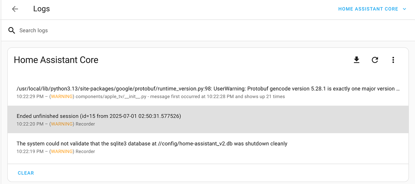New installation of HA and HACS - Third party integrations - Home ...
