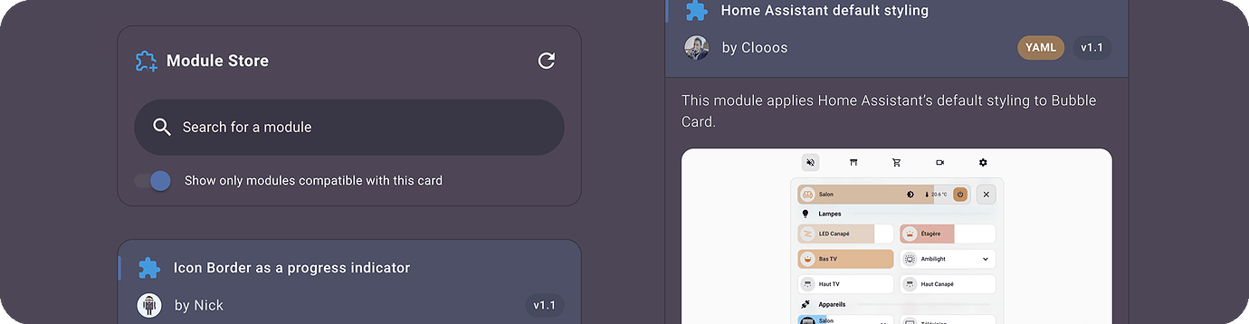 ⚪ Bubble Card - A minimalist card collection for Home Assistant with a ...