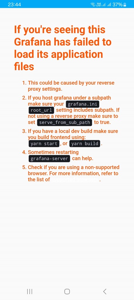 Grafana Iframe Not Work In Companion App Through Mobile Apps Home Assistant Community