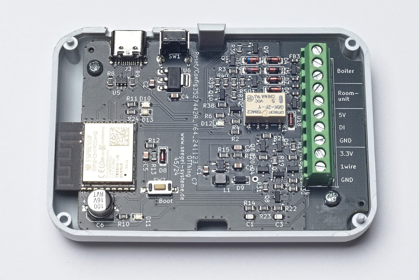 OT Thing - An OpenTherm-WiFi Gateway with integrated OT master & slave ...