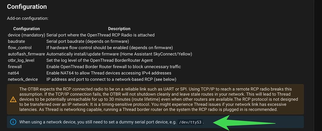 Open Thread Border Router documentation mentions non-existing dummy device ‘/dev/ttyS3’ for ...