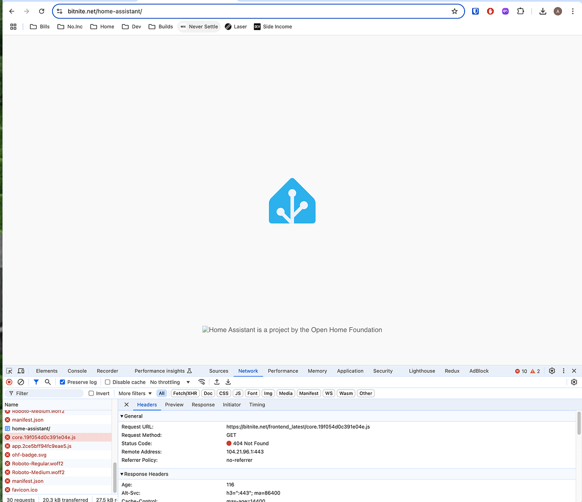 Home Assistant through nginx proxy route w/ cloudflared tunnel to public domain - Configuration ...