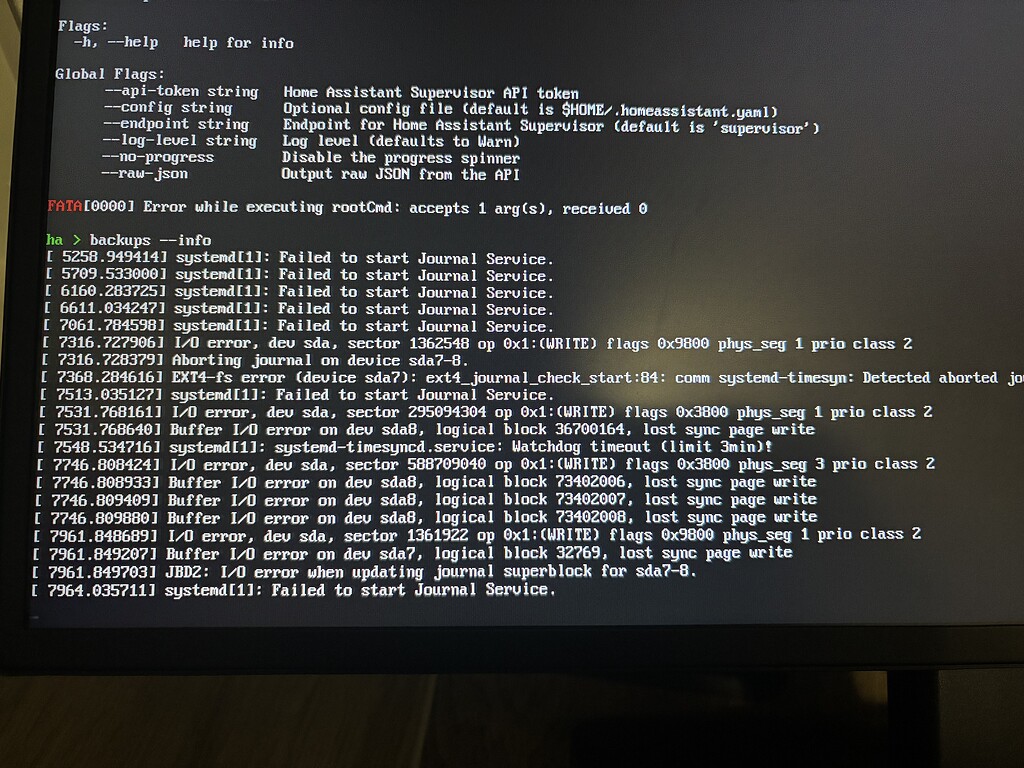 Supervisor won't start - system is not ready with state: setup - Home ...
