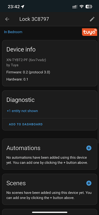 Tuya BLE integration, includes fingerbot - Third party integrations ...