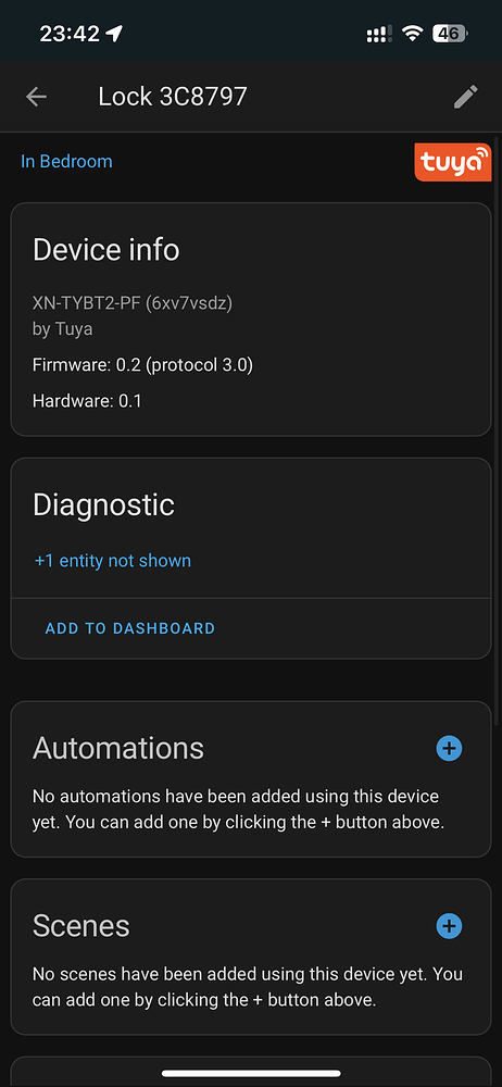Tuya BLE integration, includes fingerbot - Third party integrations ...