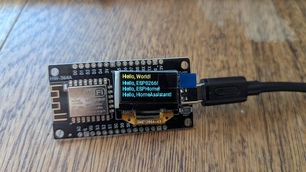 ESP8266 and HW-364A display - ESPHome - Home Assistant Community