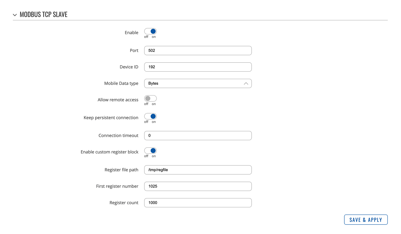 Teltonika (OpenWRT / RutOS) custom GSM modem modbus - Configuration - Home Assistant Community