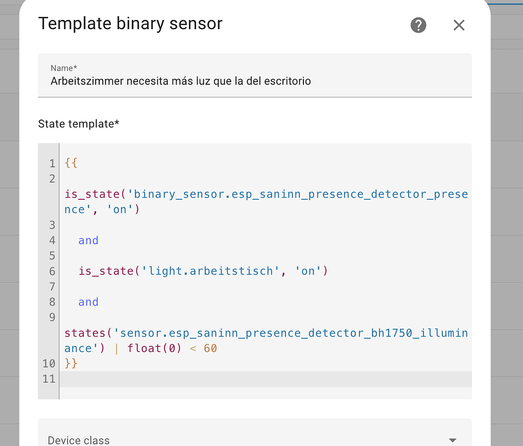WTH can we not make Template binary Sensor window bigger (wider ...