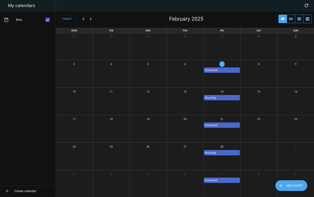 Calendars a week off? - Configuration - Home Assistant Community
