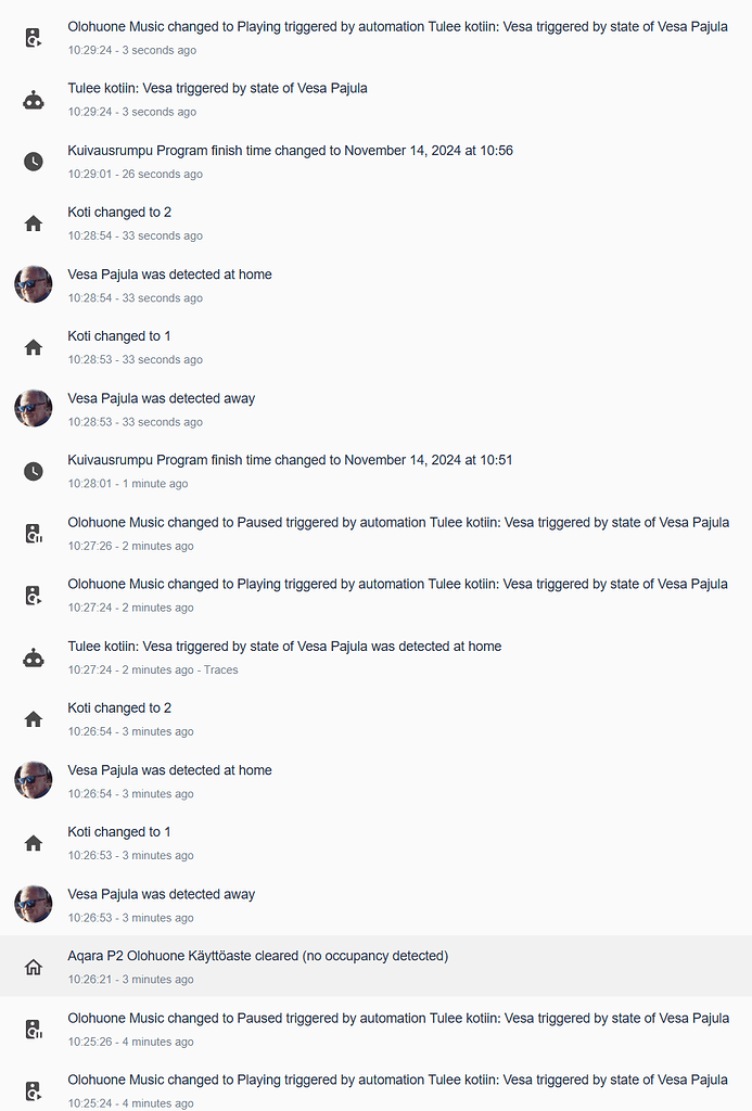 Loop Of Detected Home And Away Configuration Home Assistant Community