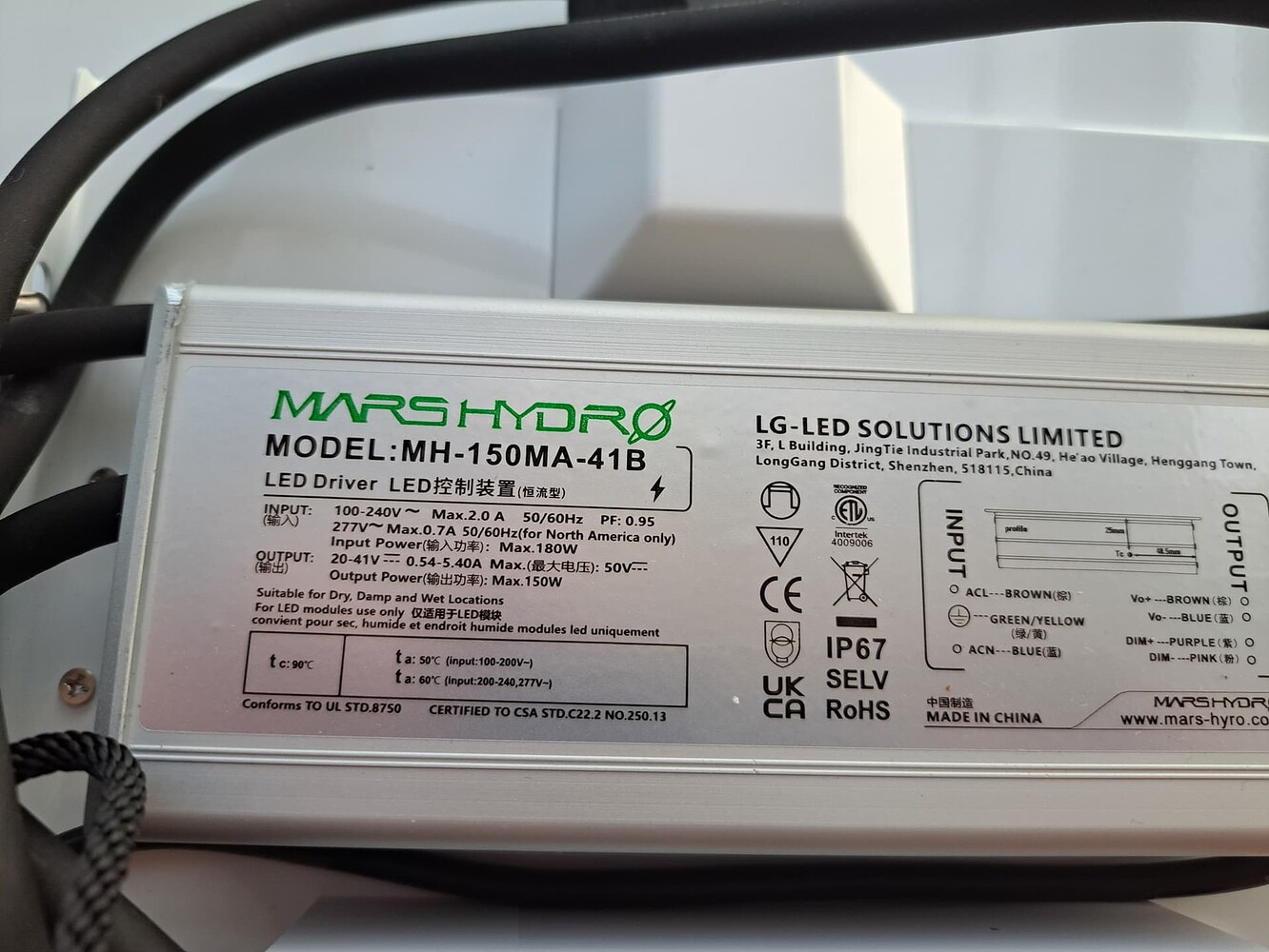 Mars Hydro TS1000 grow light controlled by ESP32 - ESPHome - Home ...