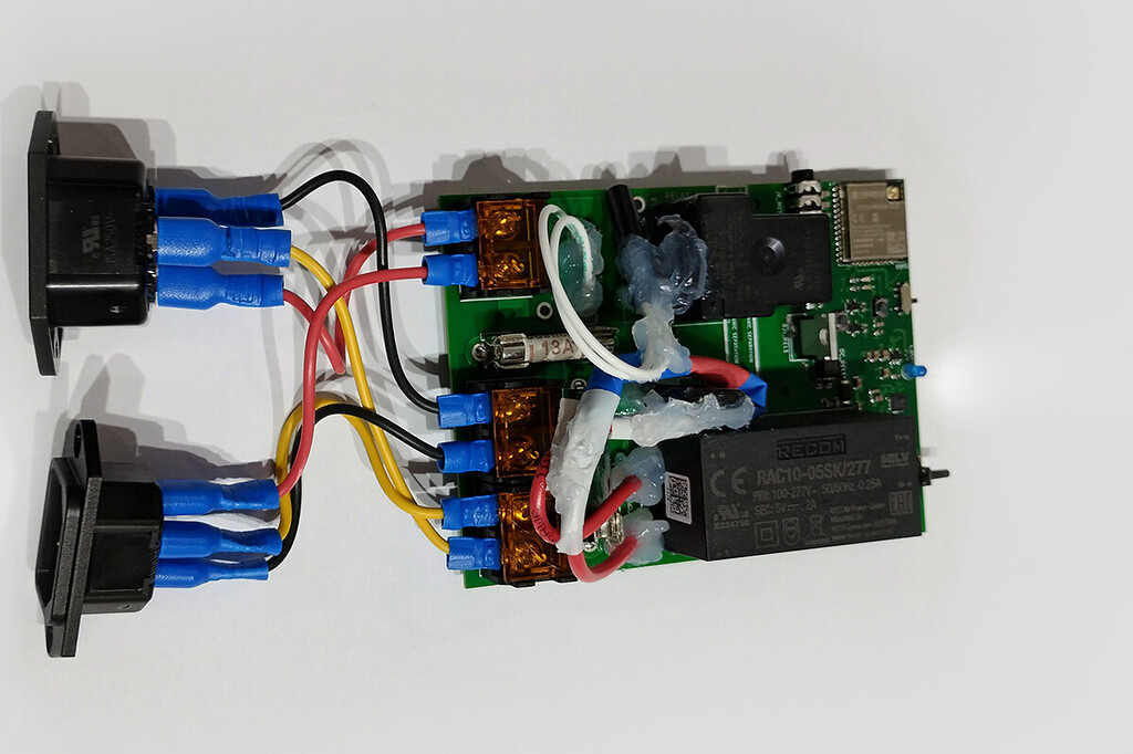 ESP32 Heavy Duty AC Smart Switch - 13+ Amps 240V - ESPHome - Home ...