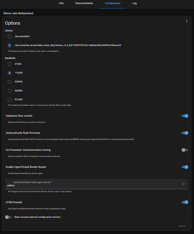 Power Plugs Cant Connect To Thread Network Skyconnect Thread Matter Configuration