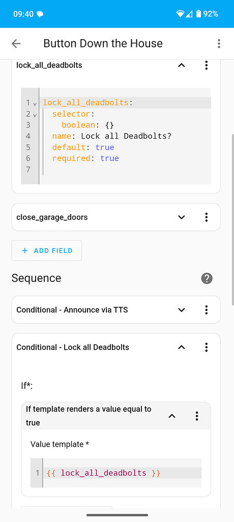 "Run script" and default field values - Configuration - Home Assistant Community