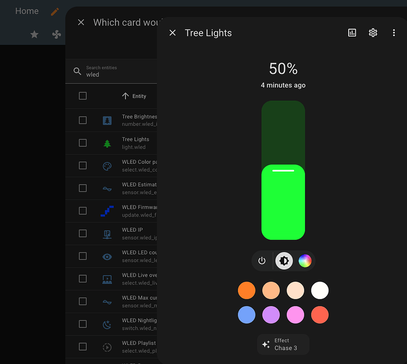 [solved] Get the WLED card that WLED provides onto a Lovelace dashboard ...