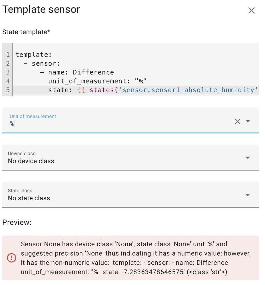 Calculate absolute humidity between two sensors? - Configuration - Home Assistant Community