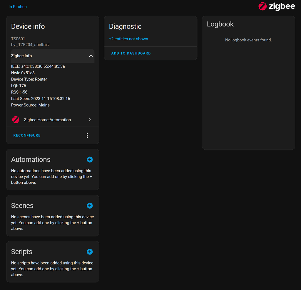 Popular Moes thermostat not showing entities after ZHA pairing - Zigbee - Home Assistant Community