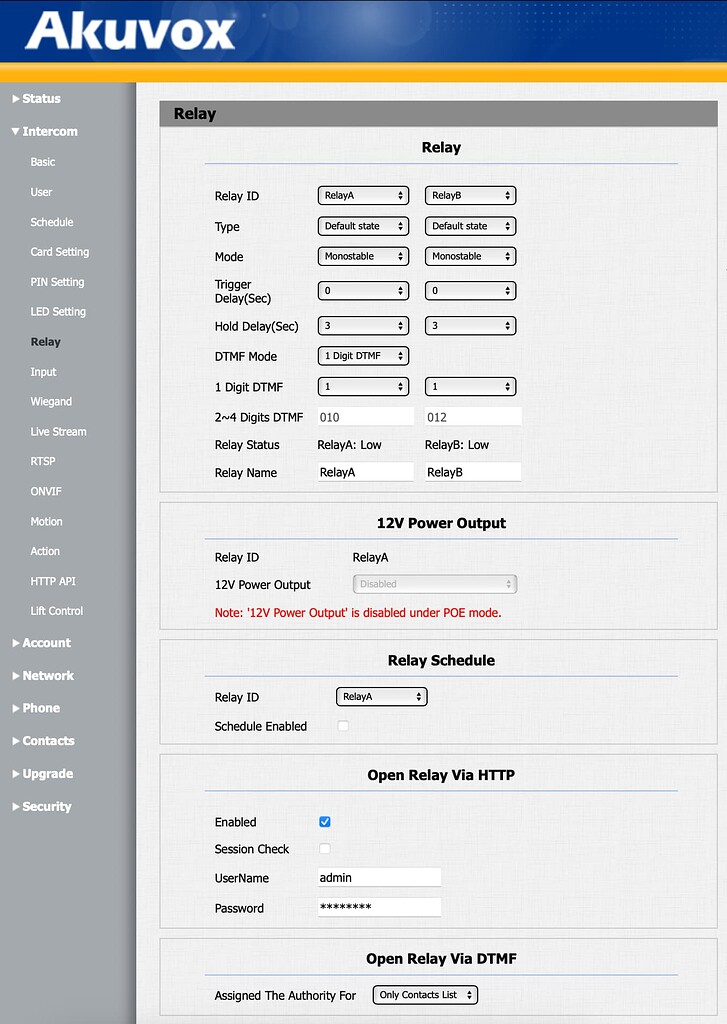 Door Intercom - Akuvox R20K (on Ethernet) - Configuration - Home Assistant Community