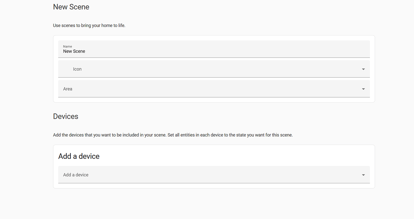 Create Scene From Entities Via Ui Configuration Home Assistant Community