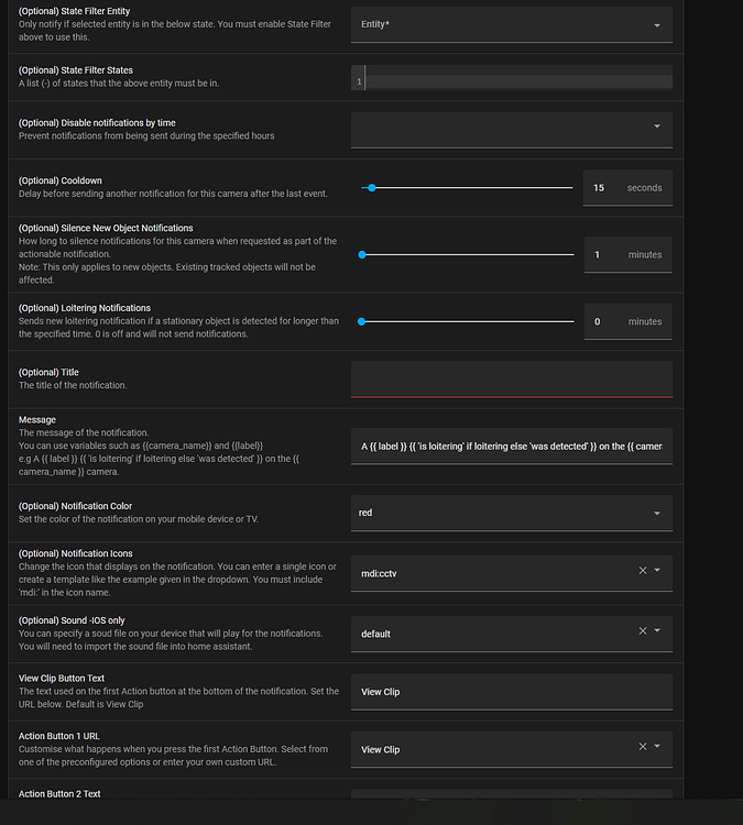 Frigate Mobile App Notifications 2.0 - Blueprints Exchange - Home ...