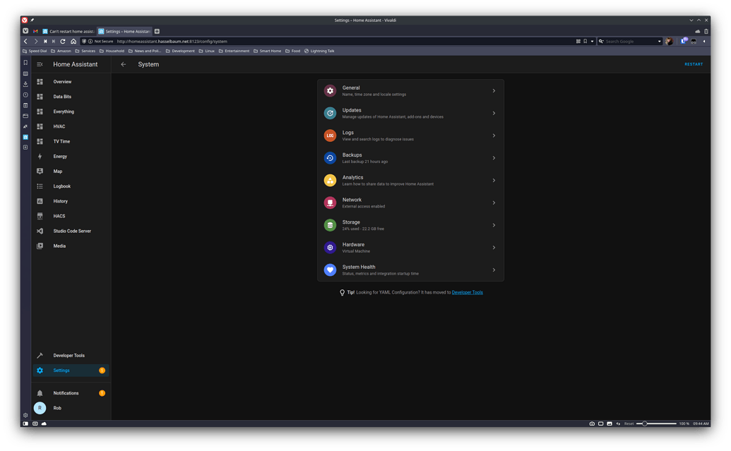 Can't restart home assistant after update? - Configuration - Home ...